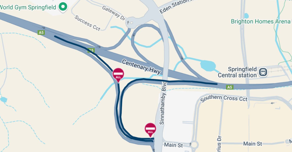 Community Fury Over Closure of Exit 33 on Centenary Highway ...